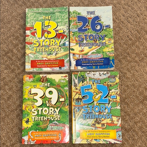 Toys | The Story Treehouse Series By Andy Griffiths Set Of 4 Books ...
